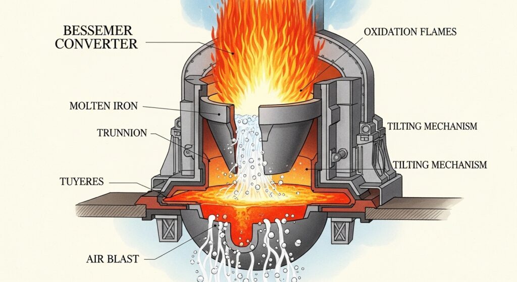 The Bessemer Process: Transforming Steel Production History